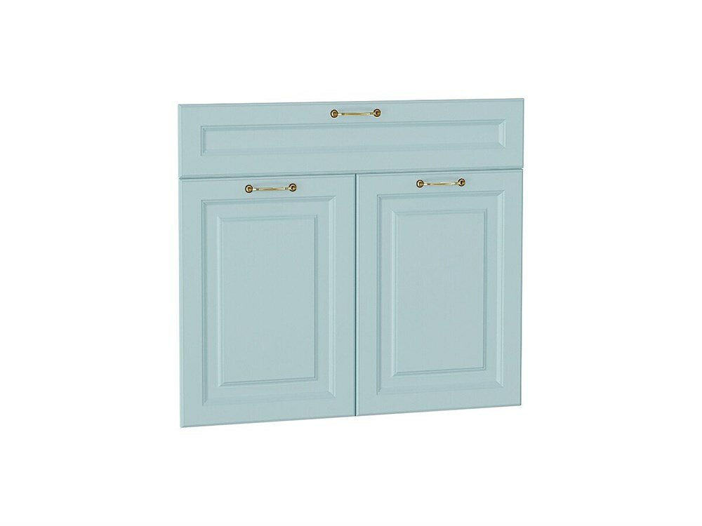 VVT Фасад Комплект фасадов Ницца для каркаса Ф-51М Н801М Голубой, МДФ Голубой, 708*792*16