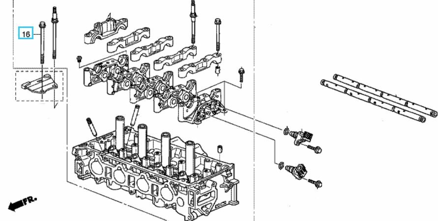 Болт с фланцем 8х110; Артикул Honda: 957010811008 (Оригинал)