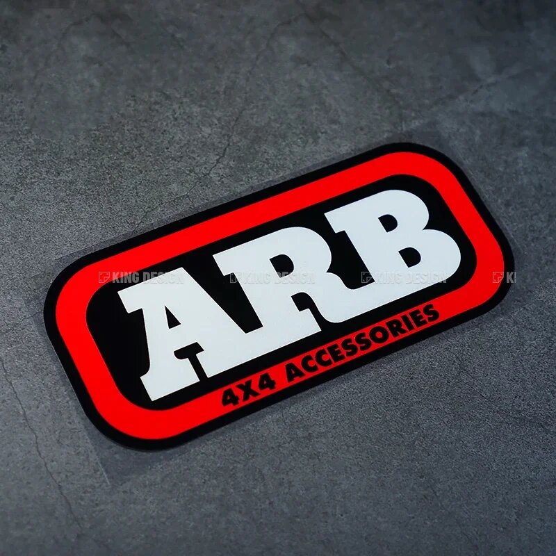 Наклейка ARB 4x4 Accessories, 8x3.7cm, черная