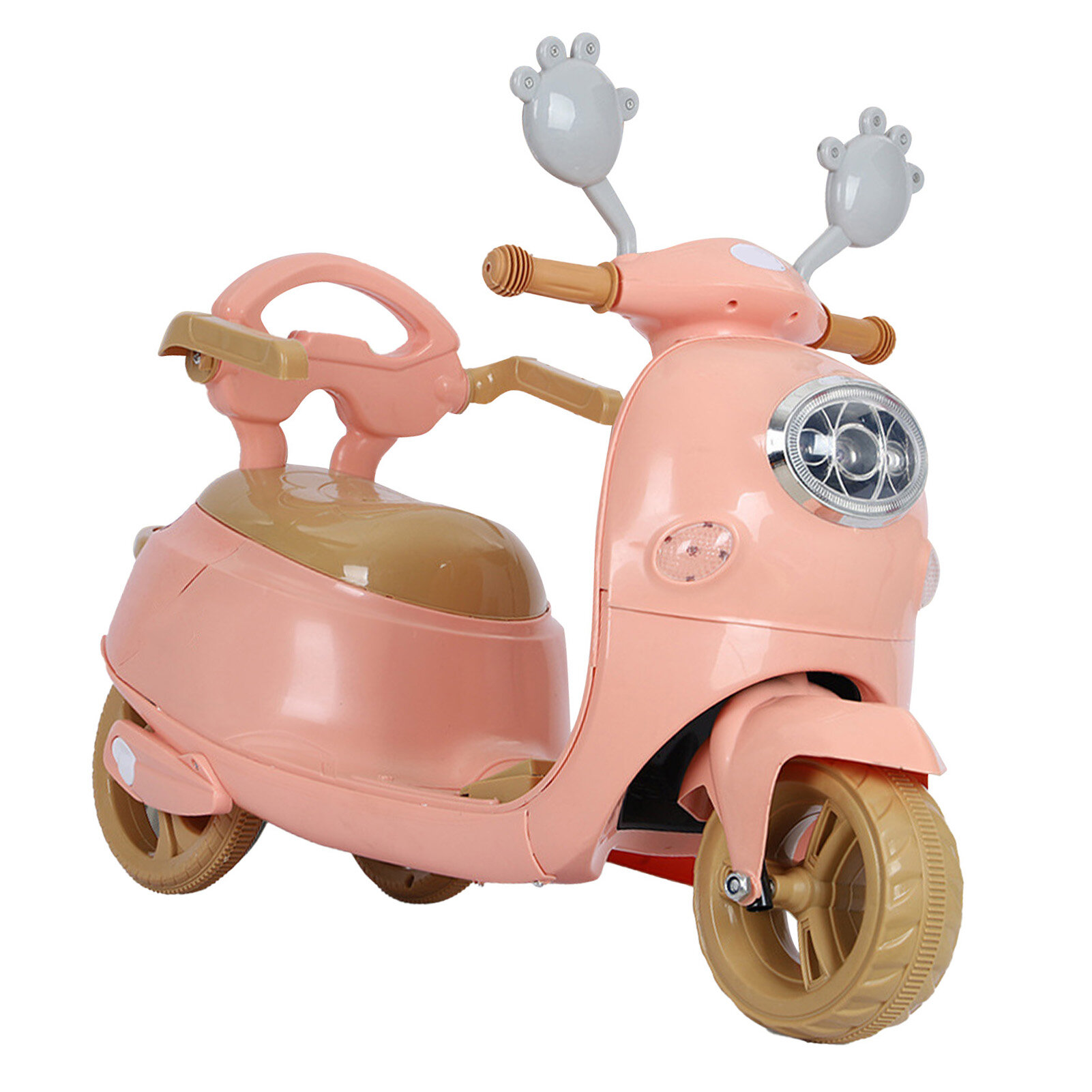 Детский электрический мотоцикл трехколесный детская игрушечная машина розового цвета для мальчиков и девочек, устойчивая конструкция, безопасность, подарок для детей, надежная производительность, спецификации: материал -