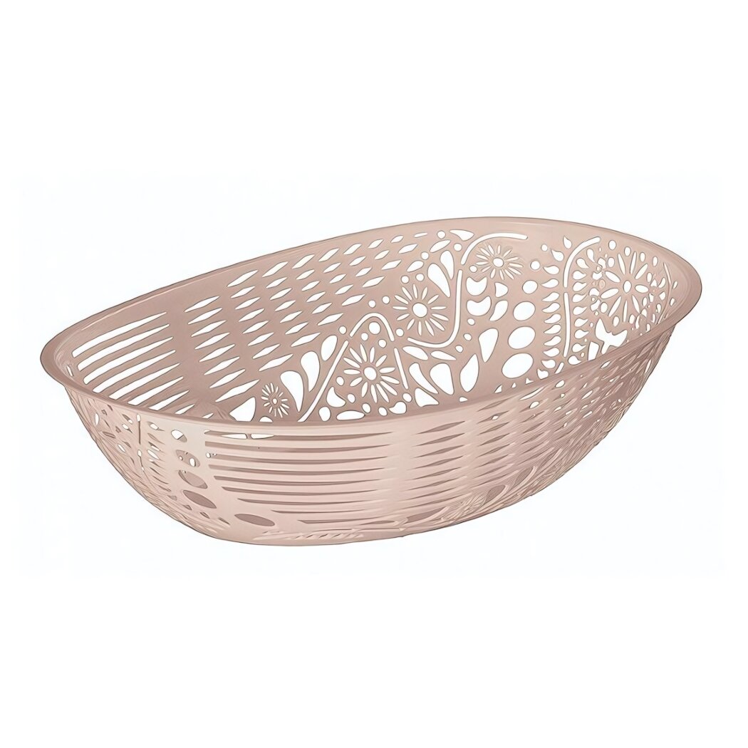 Сухарница овальная 200х265х90мм из безопасного полипропилена, изящный дизайн