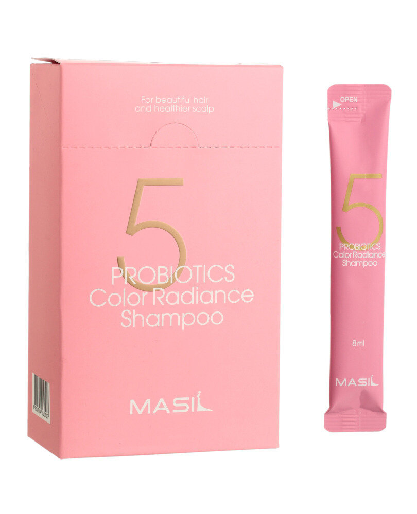 Masil 5 Probiotics - Color Radiance Shampoo Шампунь "с пробиотиками" для защиты цвета волос 20х8 мл. (саше)