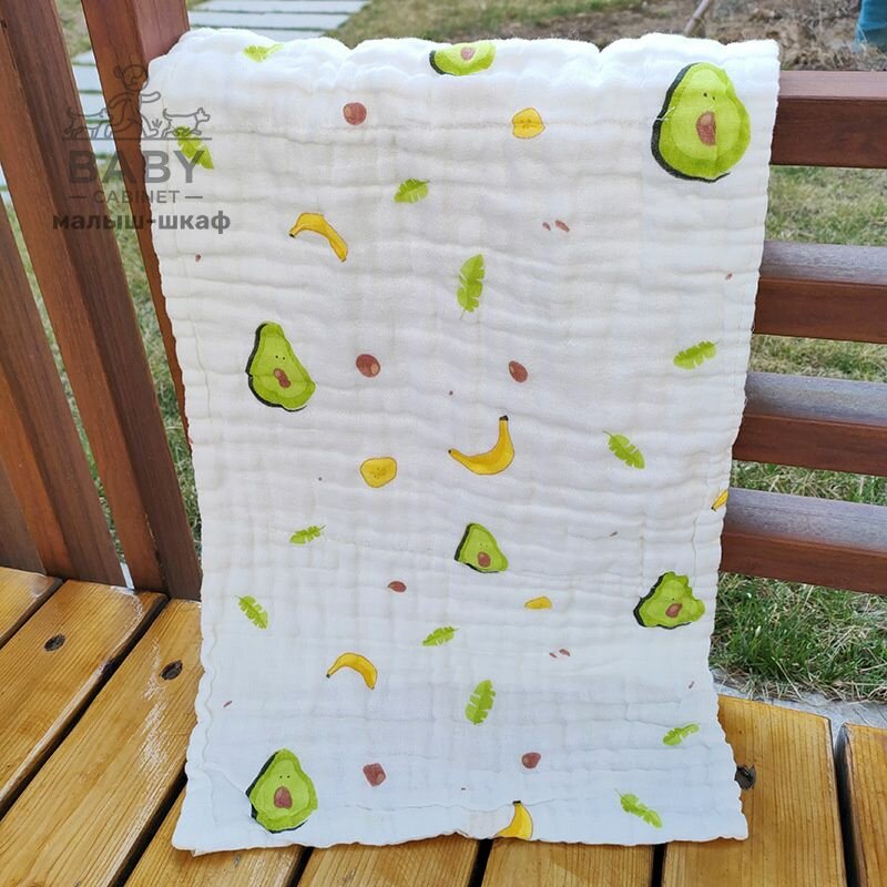 Полотенце-халат Детские Банное полотенце Марля 6слоя