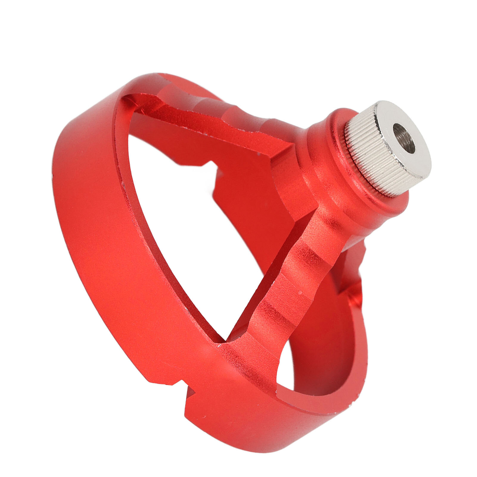 Вертикальный локатор дырокола 3 в 1 с 6 втулками для сверл Деревообработка Направляющая для сверл Приспособление для крепления красного цвета