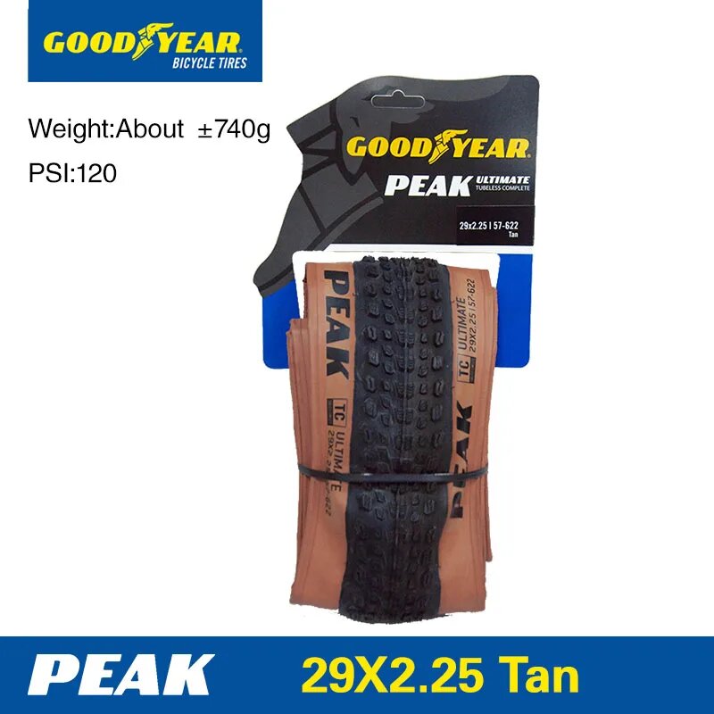 Goodyear Peak SL Race/Peak Ultimate 29 MTB шина 29x2.25 Темно-синий, Ultimate29X2.25Tan