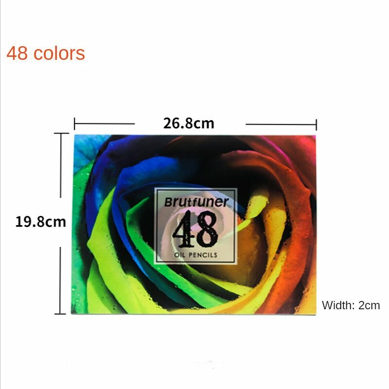 Карандаши цветные brutfuner 48/72/120/160/180color professional набор деревянных цветных карандашей масло hb рисунок эскиз для