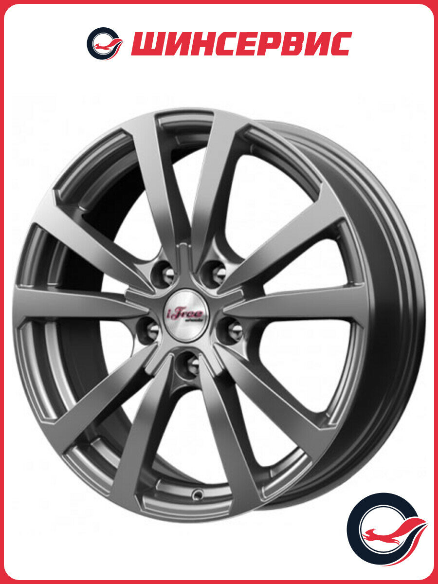 Литой колесный диск IFree Бэнкс R17x7.0J 5x108 ET45 ЦО67.1 для автомобиля