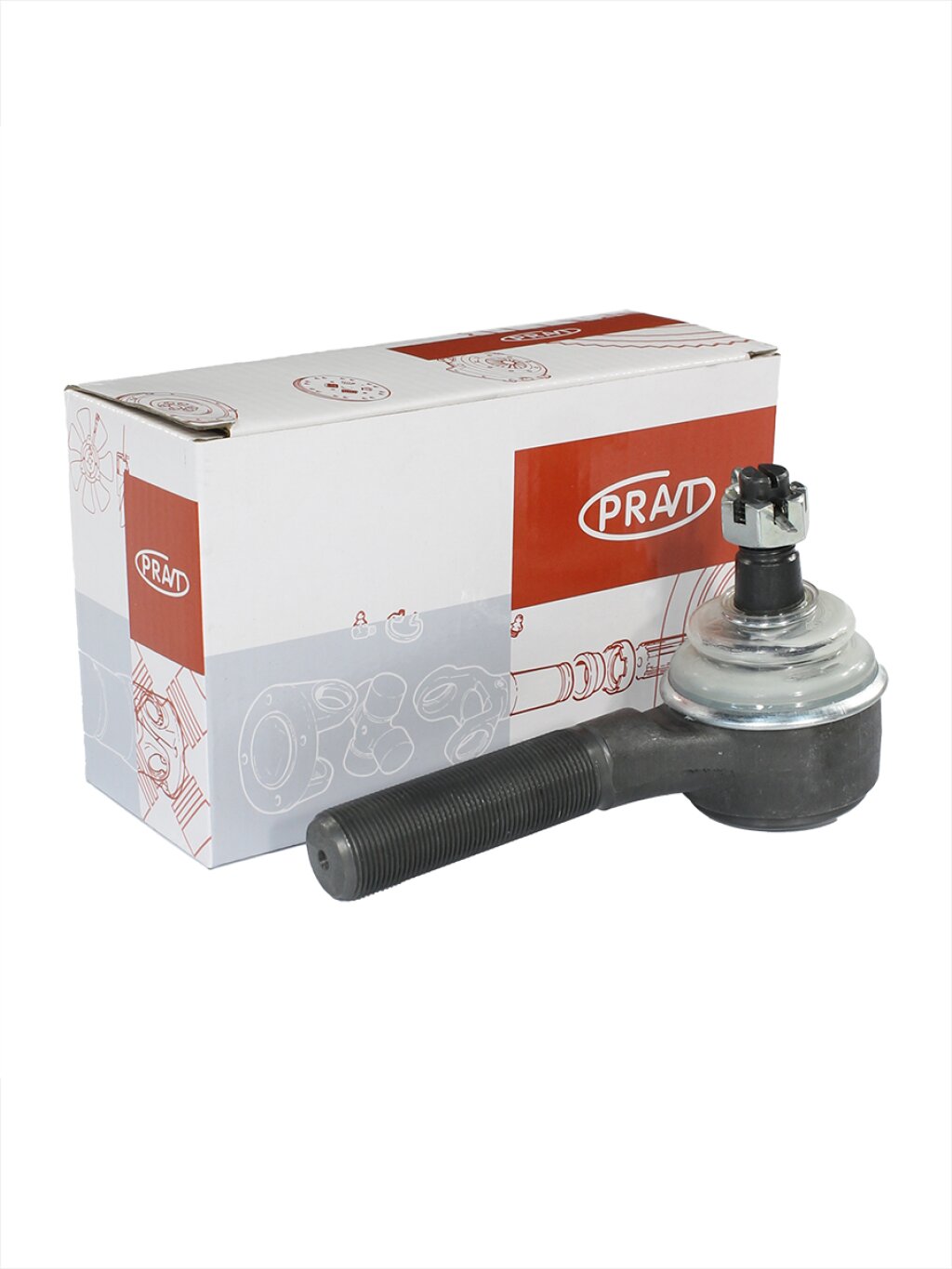 Наконечник рулевой для а/м ГАЗ-33104 (Валдай) (в сборе) лев. "PRAVT"