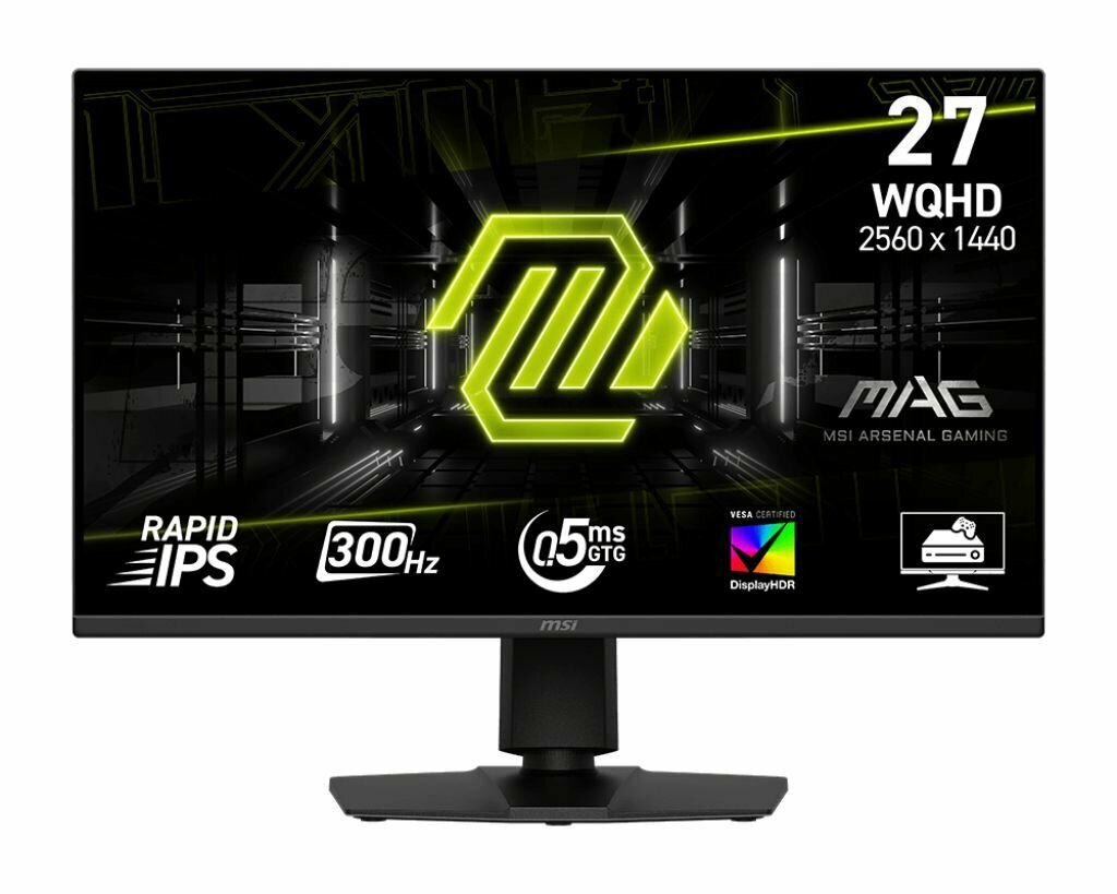 MSI 27" Монитор MSI 27" Монитор MAG 275QPF X30,2K,300HZ,0.5ms(GTG), белый, черный, черно-серый