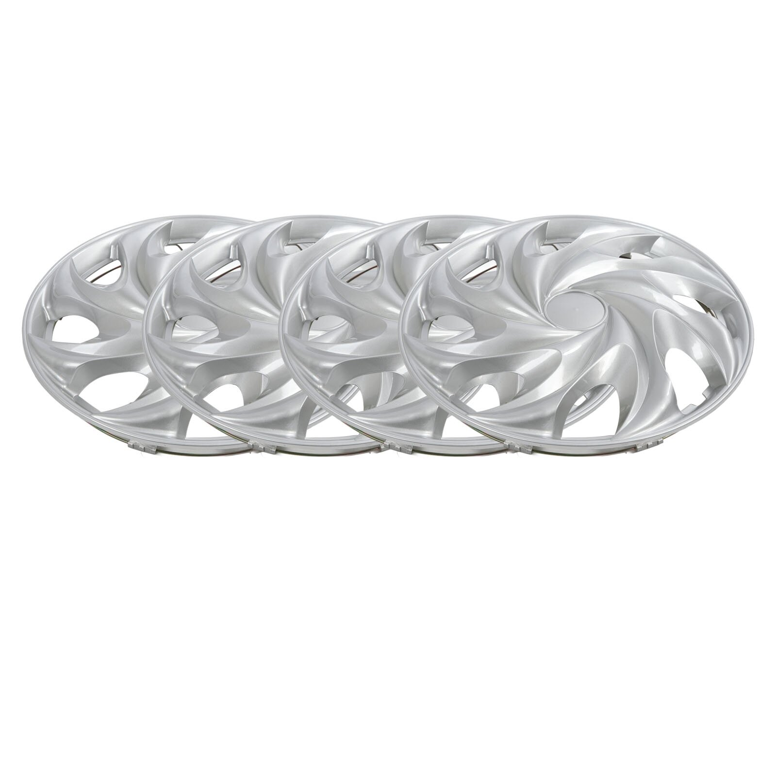 4 шт. 13-дюймовые колпаки для колес, серебристые колпаки для колесных дисков, колпаки для ступиц для легковых автомобилей, грузовиков и фургонов