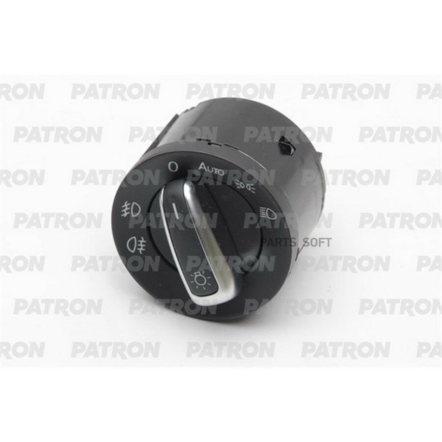 Переключатель управления фарами VW: Amarok 2010-, Caddy 2016-2020, Golf Plus 2005-2014, Golf VI 2009-2013, Jetta 2011-2018, Passat (B6/B7) 2005-2015, Polo (Sed RUS) 2011-2020, Sharan PATRON P15-0063 | цена за 1 шт