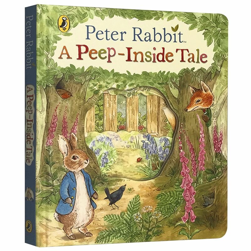 Peep Inside Peter Rabbit A Board book Colouring English Activity Story Book for Kids