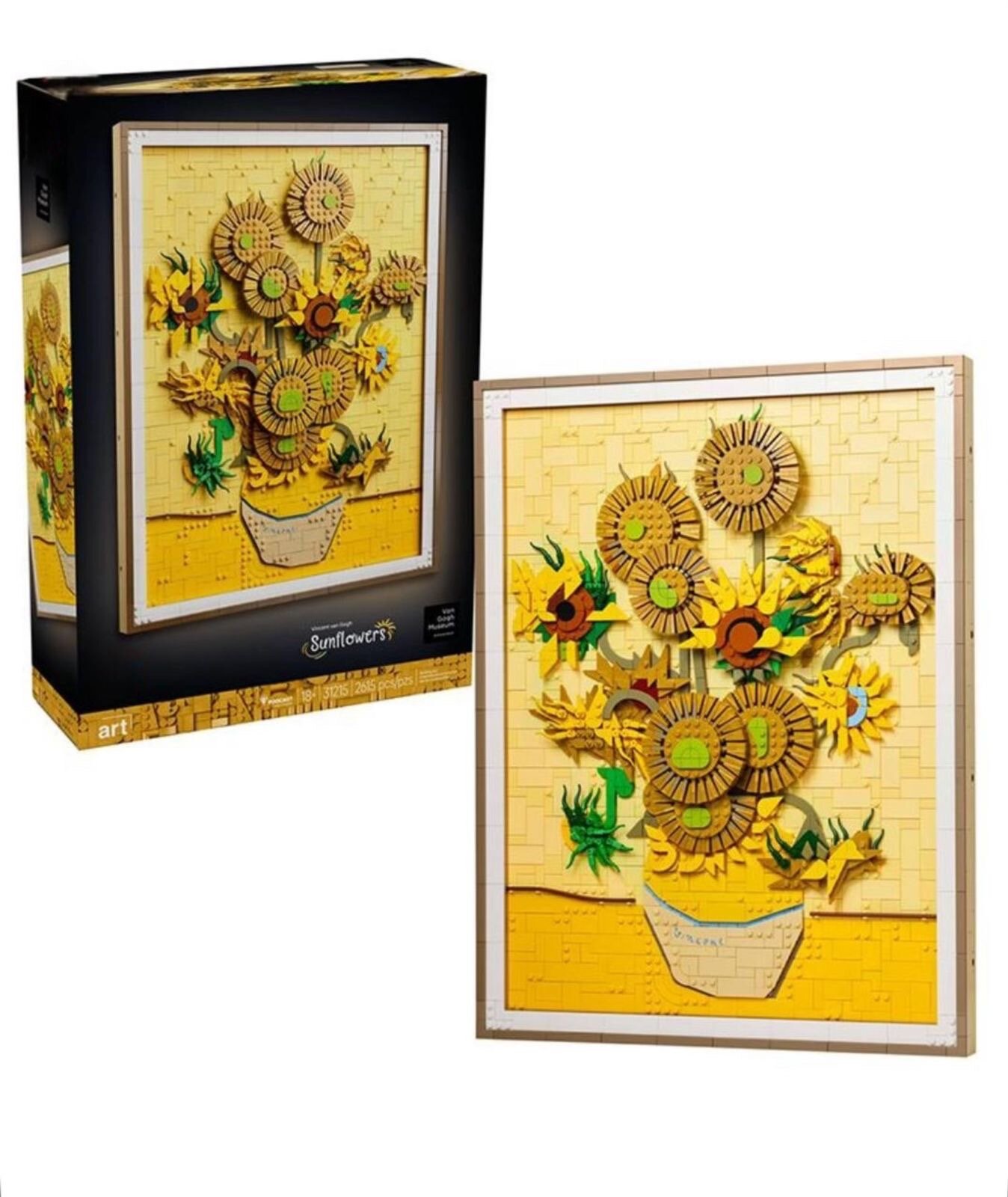 Конструктор 31215 ART Винсент ван Гог Подсолнухи 2615 детали