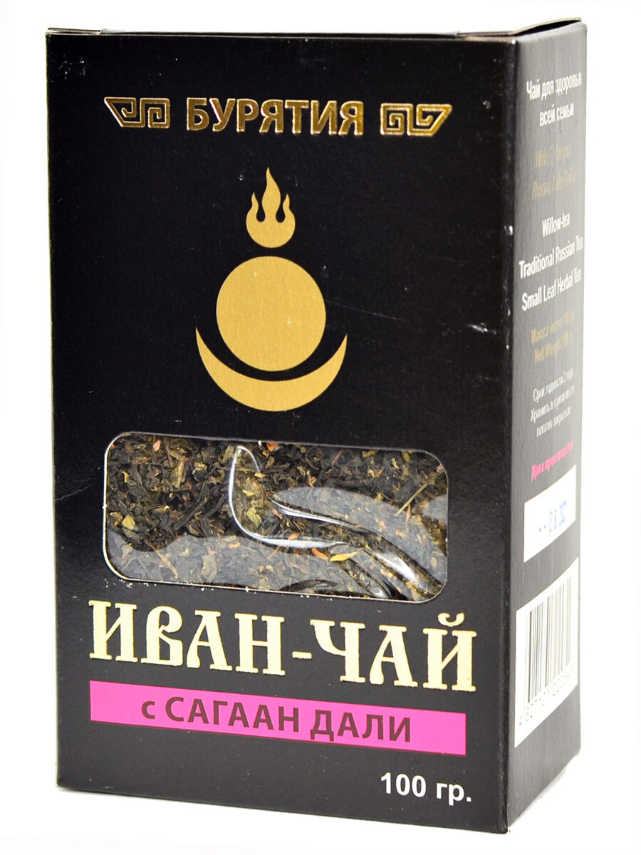 Иван чай с Саган дали 100 гр, крупнолистовой, рассыпной, травяной