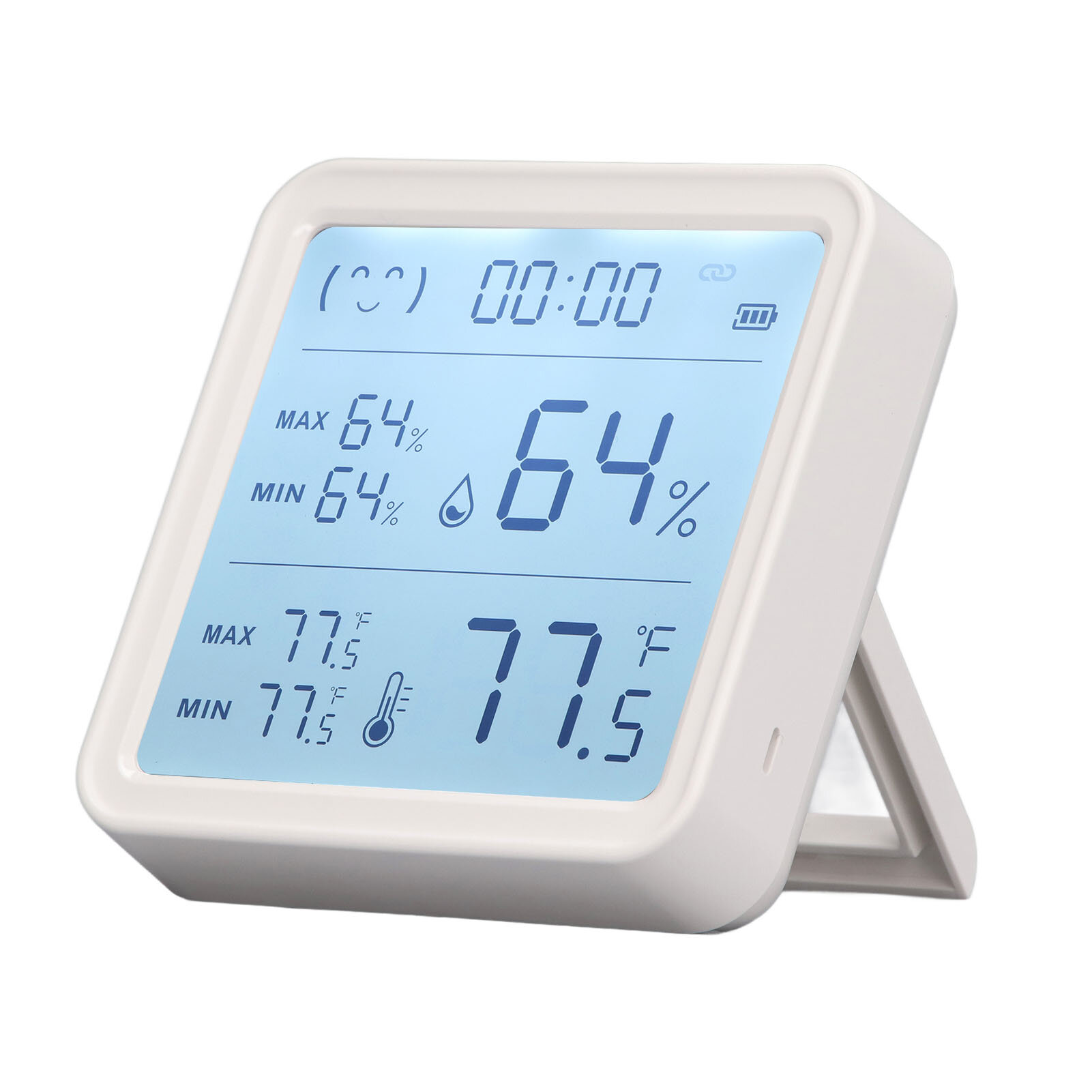 Интеллектуальный беспроводной датчик температуры и влажности, 3.5in экран, Bluetooth