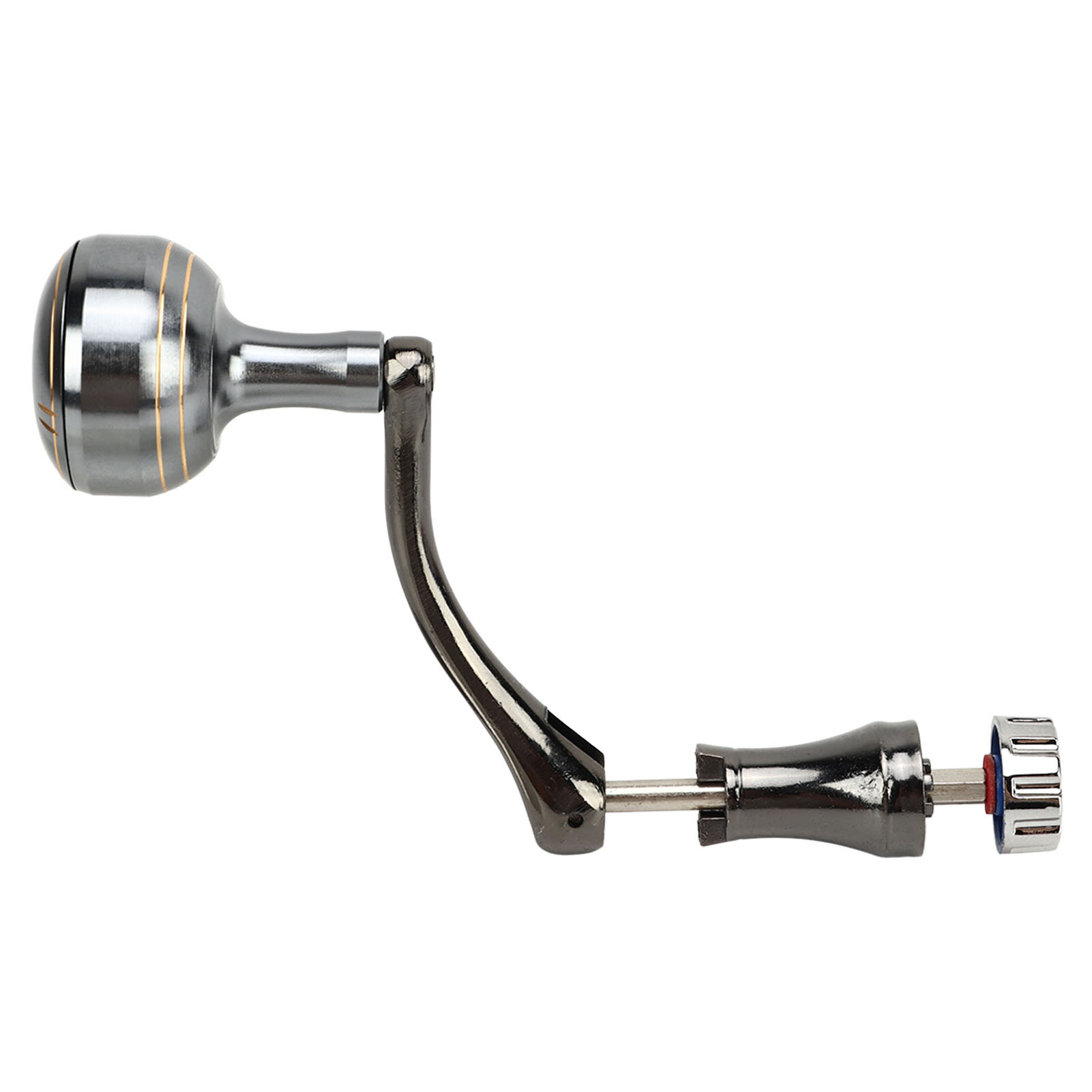 Коромысло для рыболовной катушки из алюминиевого сплава, гладкая поверхность, ручка для спиннинговой катушки, шаровая рукоятка для рыболовных снастей, шестигранный вал, стержень M