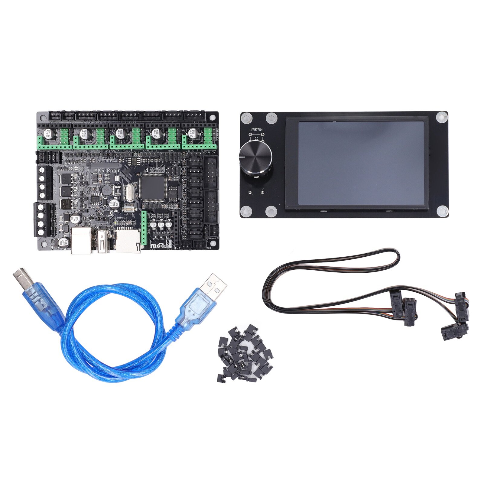 Материнская плата для 3D-принтера с защитой TVS, поддержка USB, плата MKS + экран TS35