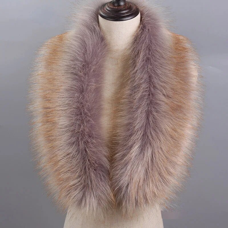 2025 унисекс фальшивый мех воротник для зимней куртки капюшон обрезка шеи теплее шарф обернуть 90 см YT28 вино роза красный,200,16, искусственный мех, полиэстер, полиэстер,90, серебро, SKU00297
