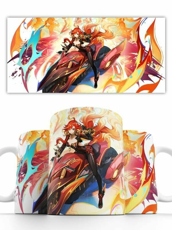 Кружка Геншин Импакт Мавуика 330 мл