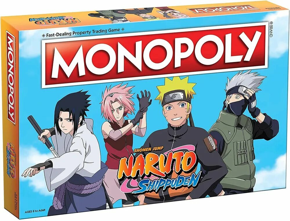 Monopoly / Монополия Настольная игра Naruto (Наруто) Monopoly на английском языке/11