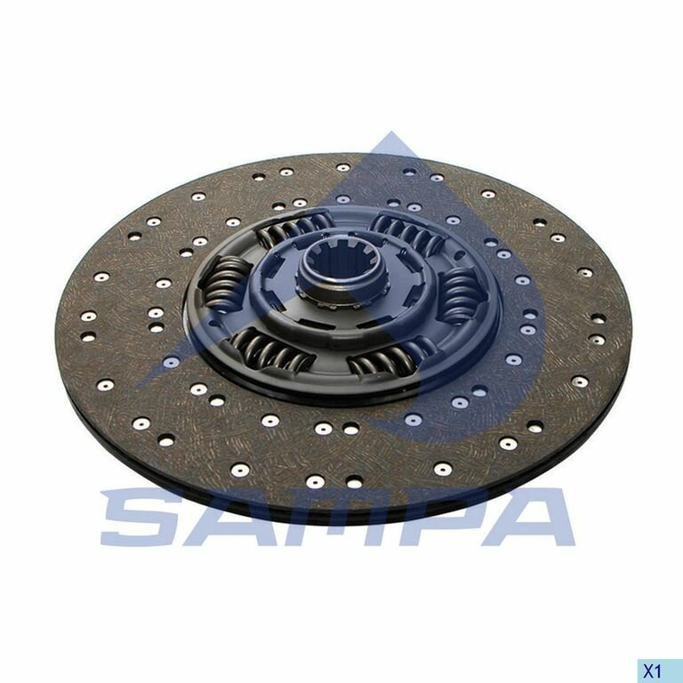 Диск сцепления для МАН арт 02207301 SAMPA