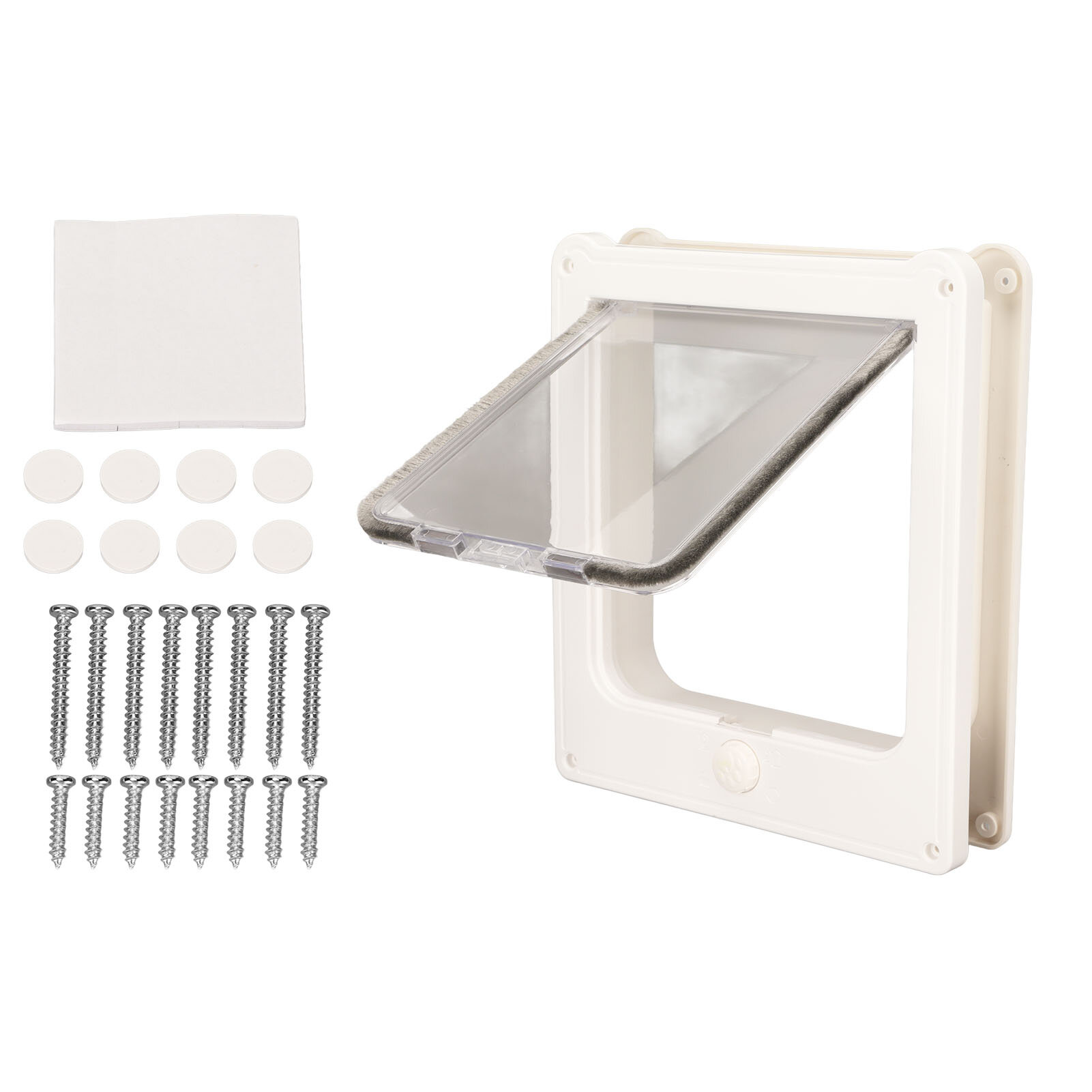 Дверь домашнего клапана магнитная блокируемая 4 режима бесшумная автоматическая дверь кошки для клетки для питомца