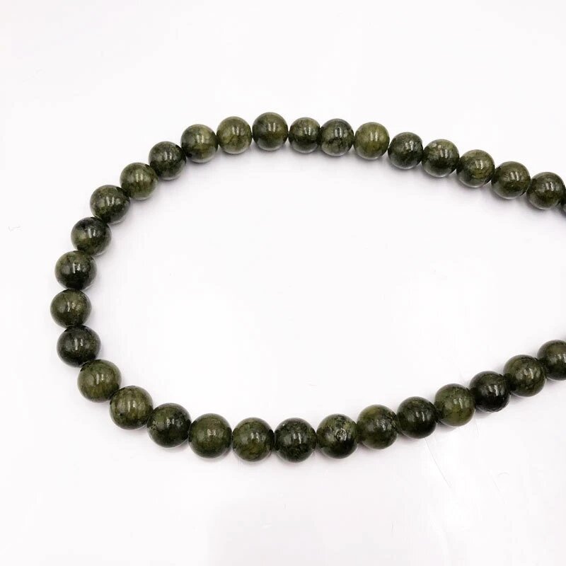Бусины Verkadebeads амазоны желтый топаз нефрит халцедон 8mm about 46pcs, Темно-зеленый, Dark Green