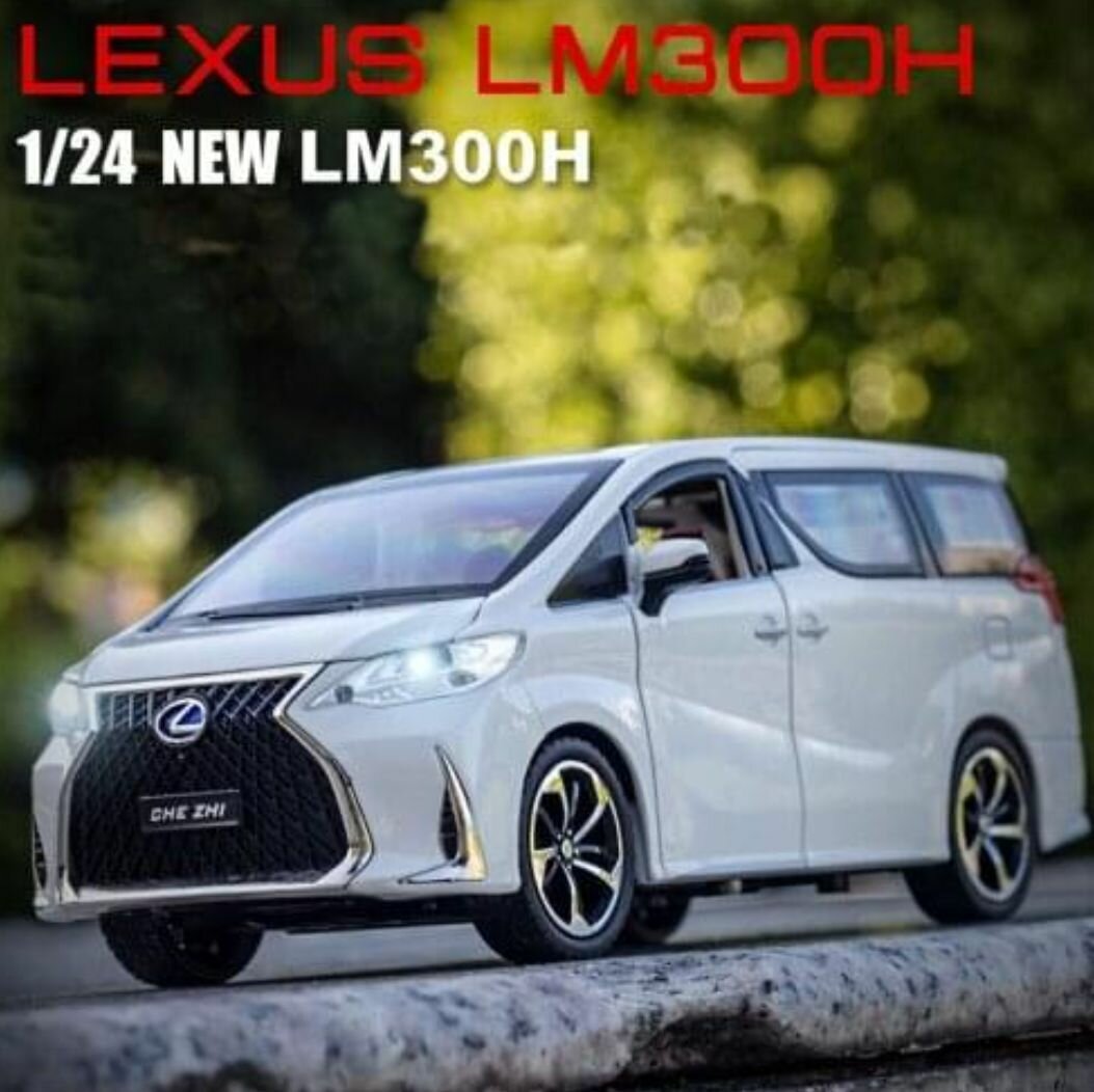 Коллекционная машинка металлическая Lexus LM300h для детей Лексус ЛМ300