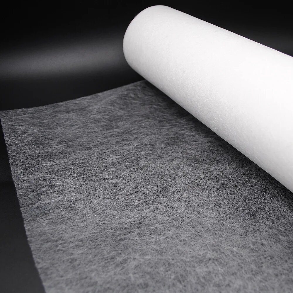 Белый двусторонний клеевой флизелин