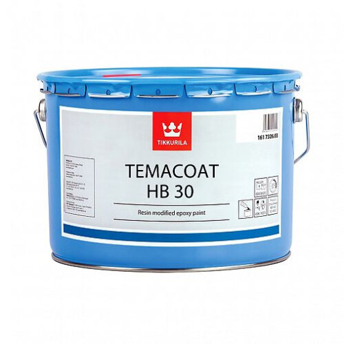 Краска эпоксидная двухкомпонентная Tikkurila Temacoat HB 30 TCH, 14,4 л