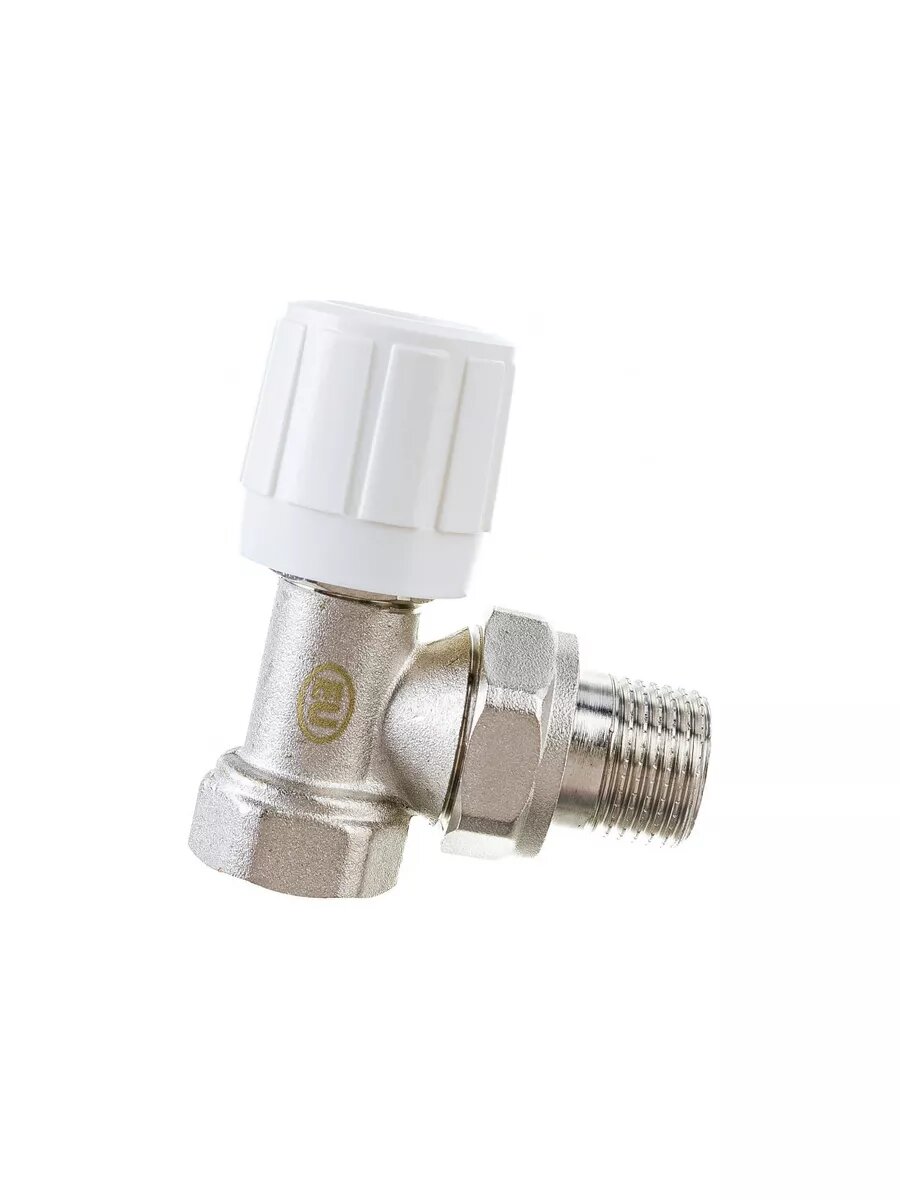 Клапан регулирующий, латунь, диаметр 1/2", тип фитинга - клапан