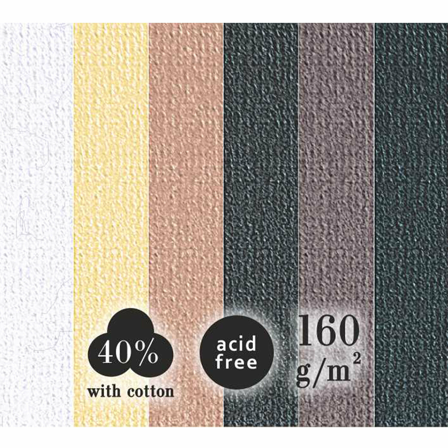 Папка для пастели / планшет большая А2, 18 л, 6 цв,160 г/м2, тонированная бумага, подложка, "Сладкие грёзы", ППГ/А2