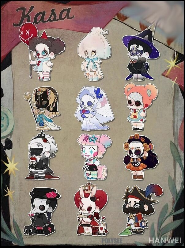 Коллекционная фигурка Слепая коробка(KASA) I am not a baddie-White bone bride-