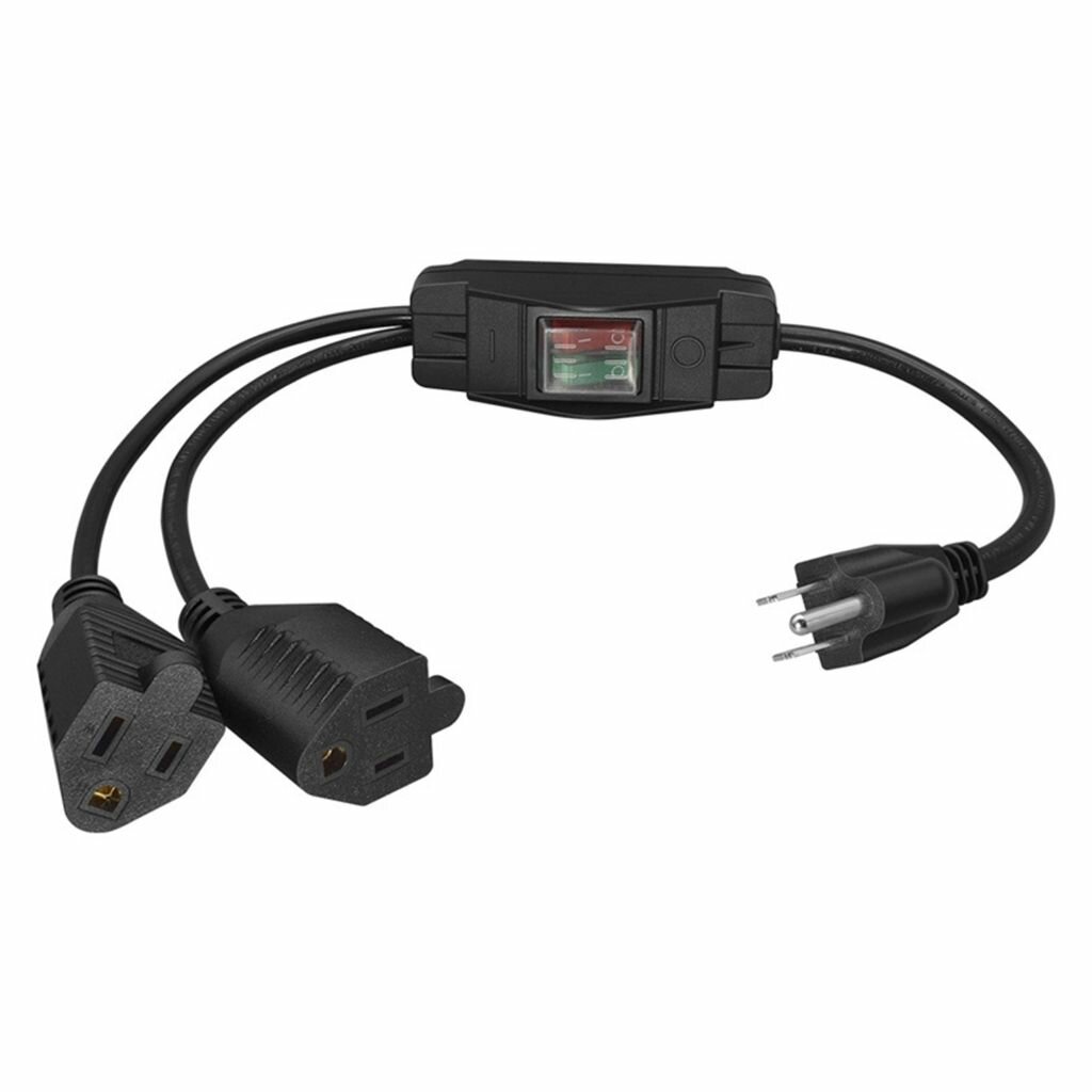 США от мужчины к женщине один на двоих шнур питания 5 *15P до 2 * 15R с переключателем