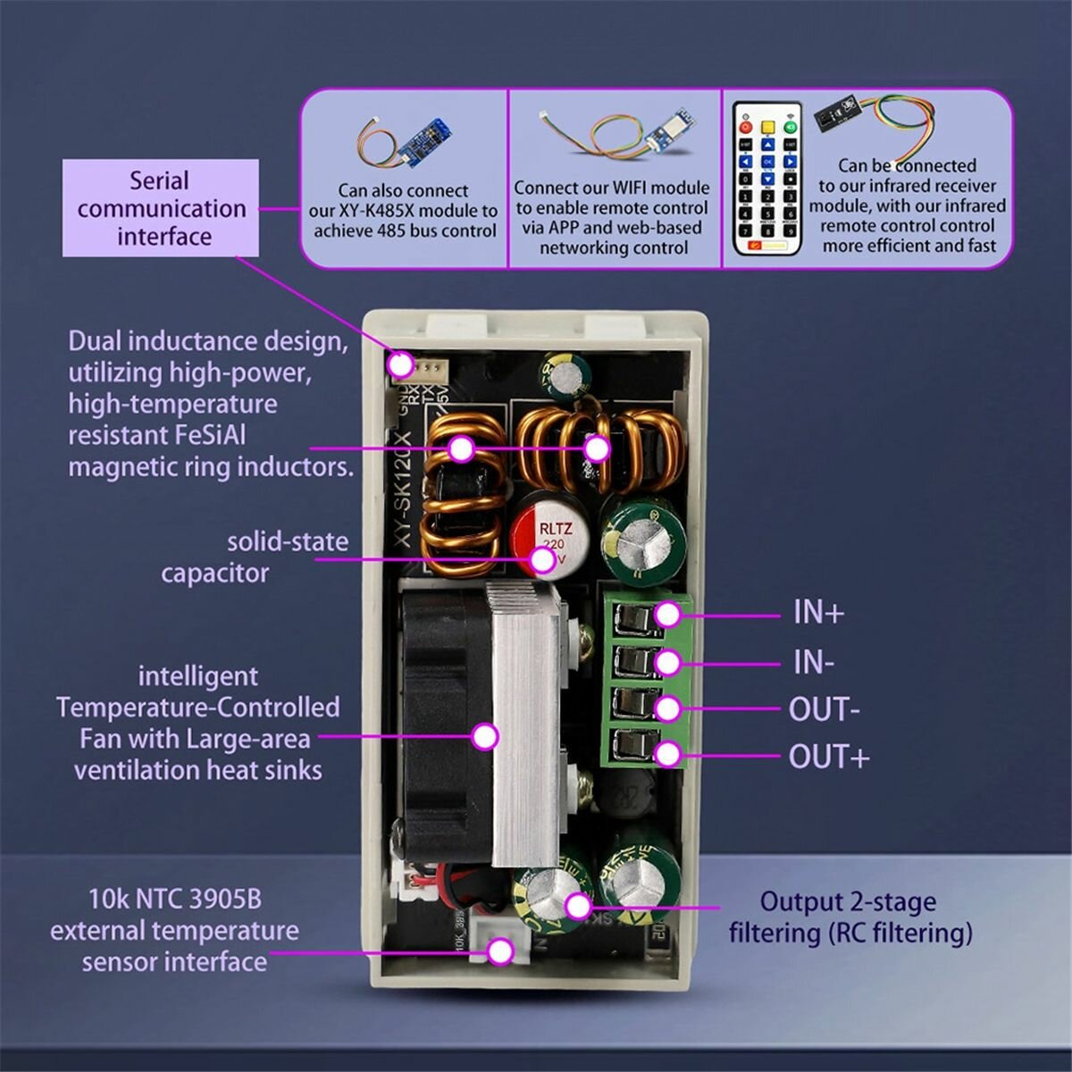 SK120X NC Lift Voltage DC Регулируемый источник питания с регулируемым напряжением