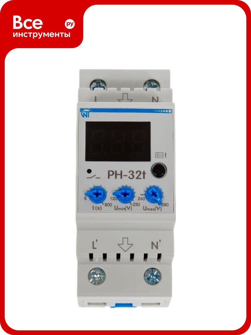 Реле напряжения НовАтек-Электро РН-32t 3425600035t