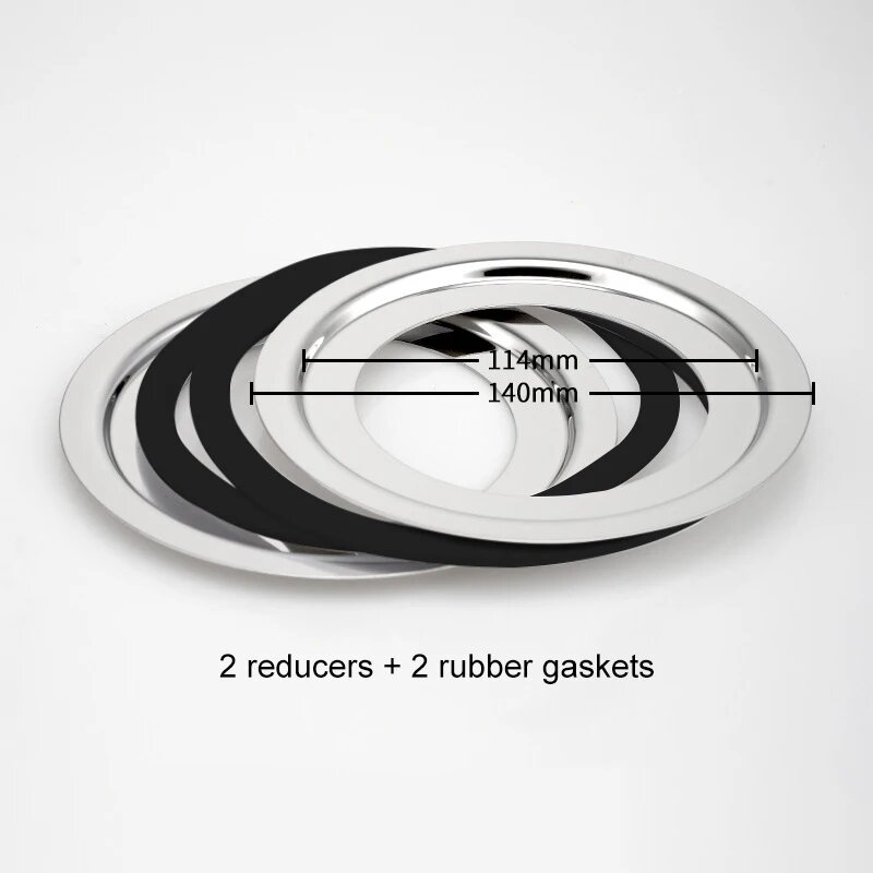 Измельчитель пищевых отходов, аксессуары, редуктор для отвода раковины, слив, измельчитель мусора, раковина для овощей, редуктор, кольцо 140 160 до 114 140mm to 114mm