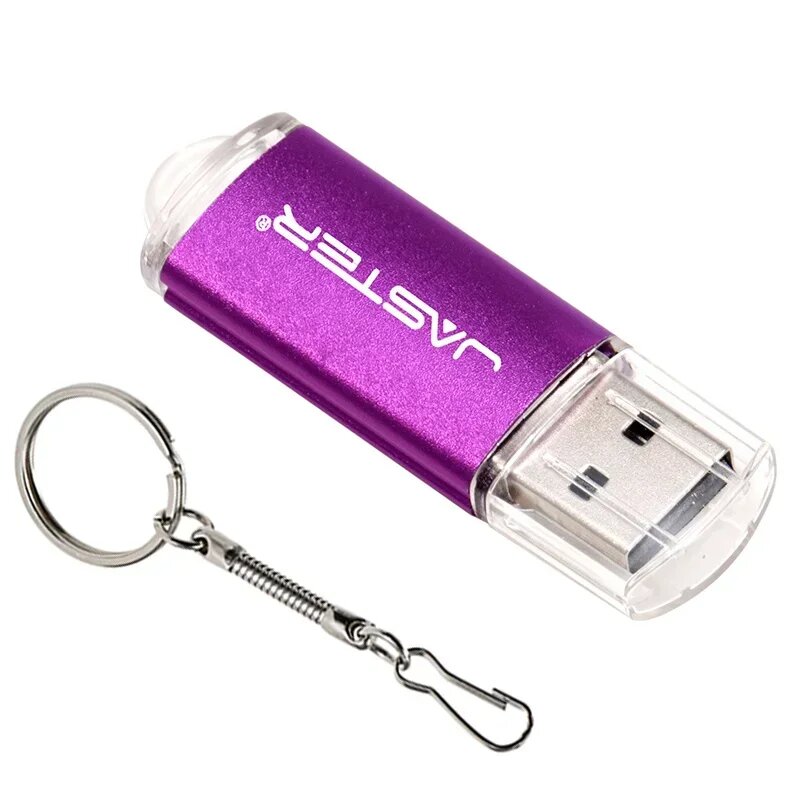 Продвижение Металлический USB-флешка 128 ГБ Оригинальный USB 2.0 Pen Drive 64 ГБ 16 ГБ 32 ГБ Низкая цена Pendrive 4 ГБ Бесплатные подарки Брелок, Purple, 128 ГБ