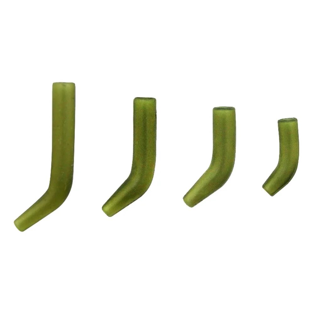 30 шт. D Rig Kickers, крючки для ловли карпа, зеленый/коричневый, TPR Green-XL