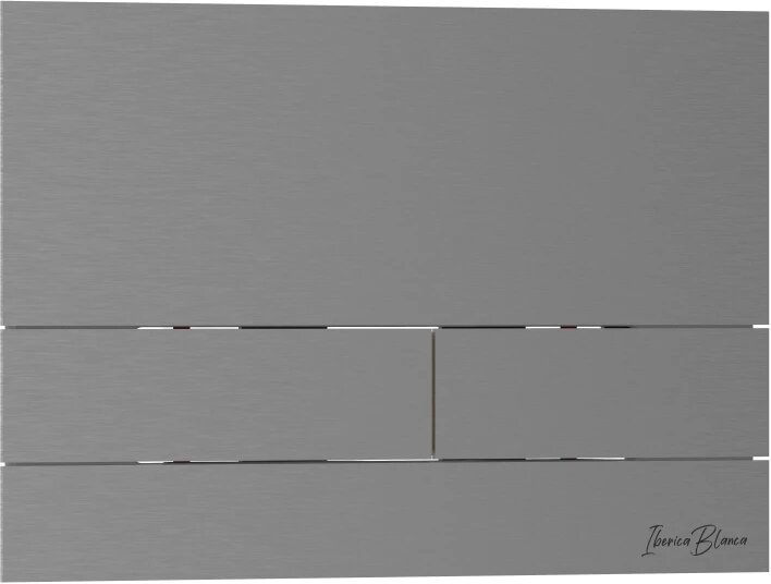Кнопка смыва Iberica Blanca Inox-S IB. B016.02 для инсталляции, вороненая сталь