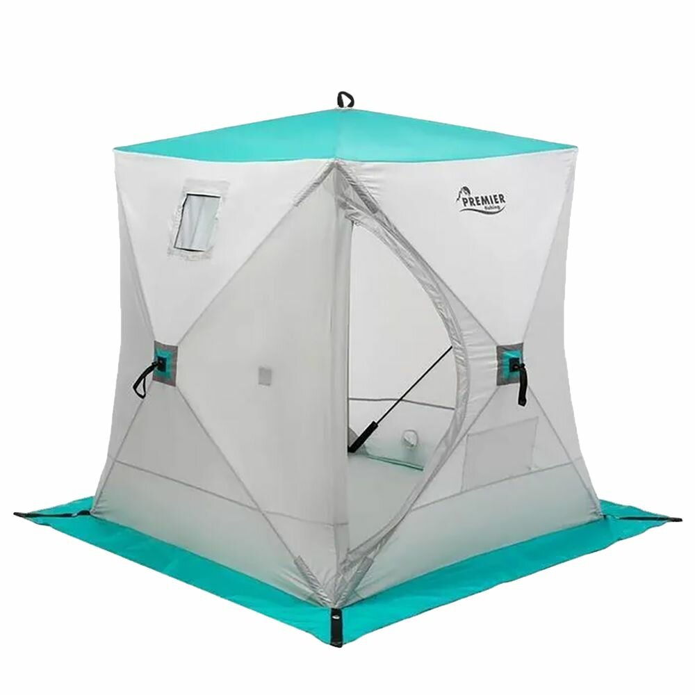 Палатка зимняя куб 1,8*1,8 biruzai/gray PREMIER (PR-ISC-180BG)