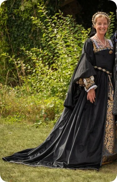 Комплект костюма королевы Элизаветы из полиэстера L, Dress