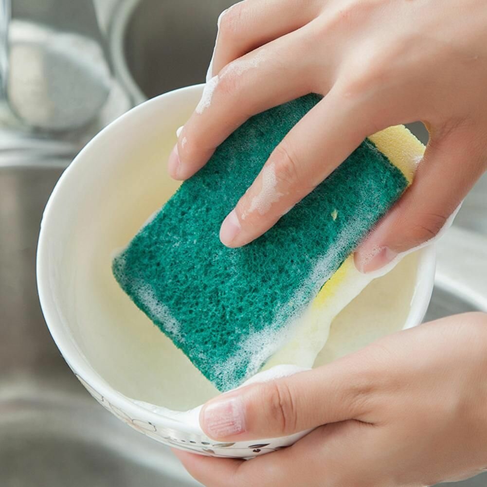 10,20,30шт чистящая губка, Подходит для кухни, ванной комнаты и т. д.