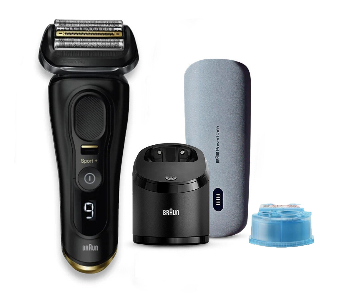 Электробритва Braun 9350cc Series 9 Sport + со станцией SmartCare и футляром PowerCase