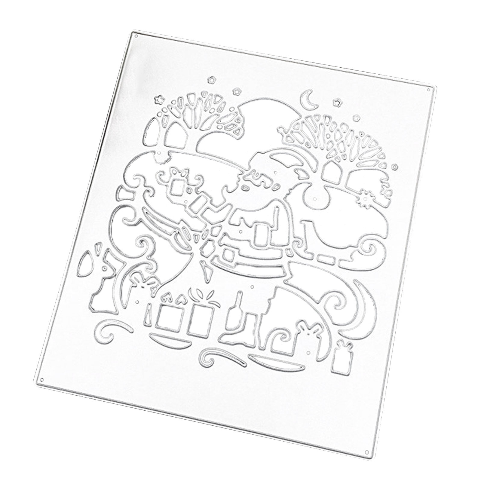 Металлические высечки Санта для скрапбукинга