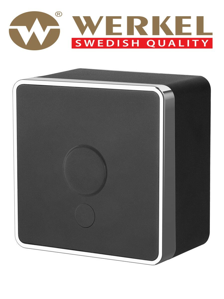 Вывод кабеля накладной Werkel Gallant WL15-16-01, цвет черный/хром