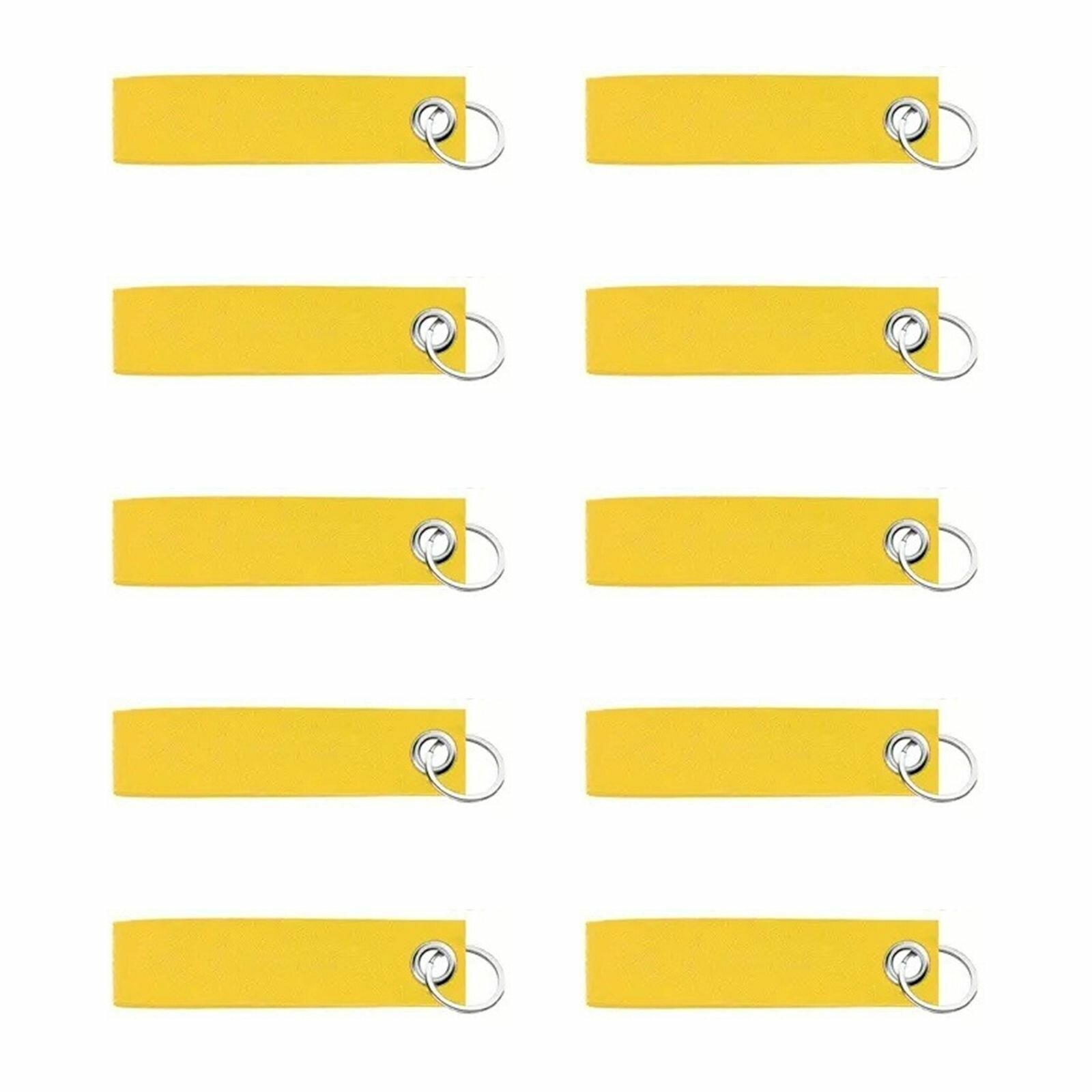 10 штук прочных фетровых брелоков для персонализации