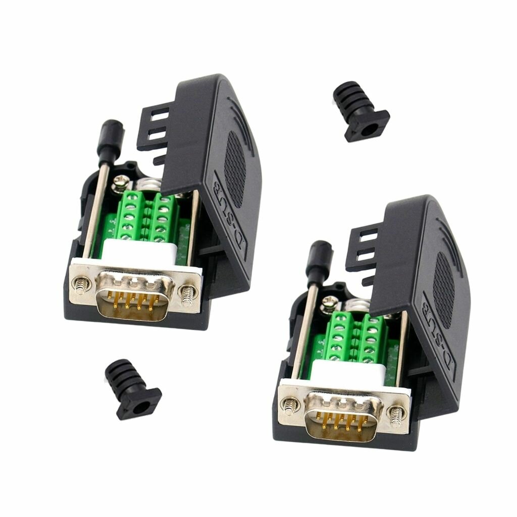 Кабель питания,2 соединения DB9 без сварки, с 9-контактным последовательным портом-наружный и винтовой