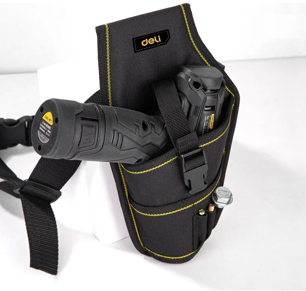 Поясная сумка-кобура монтажника с ремнем DELI dl430004 260x150 мм 111093