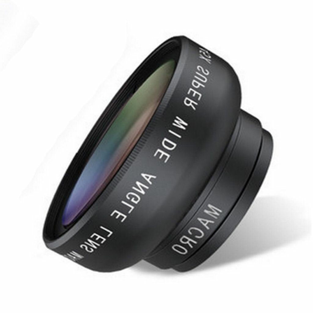 0.45X Широкоугольный и макро объектив для телефона